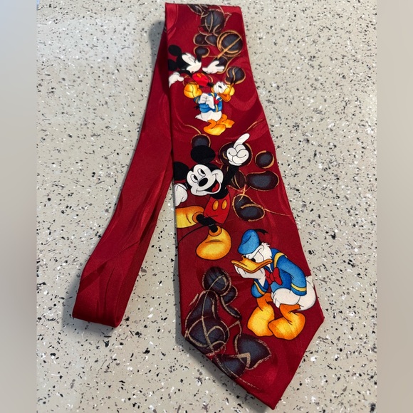 Accessories | Red Disney Character Tie | Poshmark